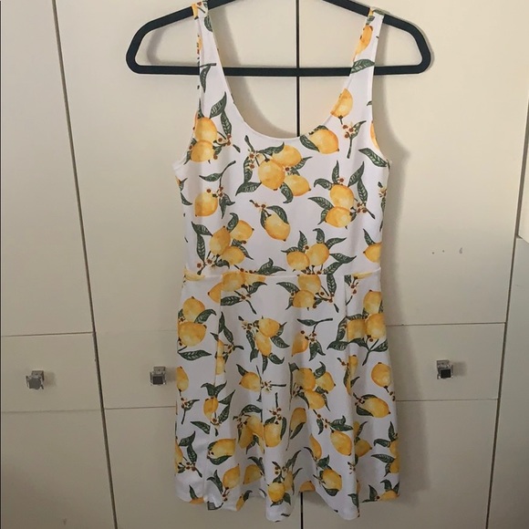 H&M | Dresses | Divided Hm New Lemon Dress Size 8 | Poshmark